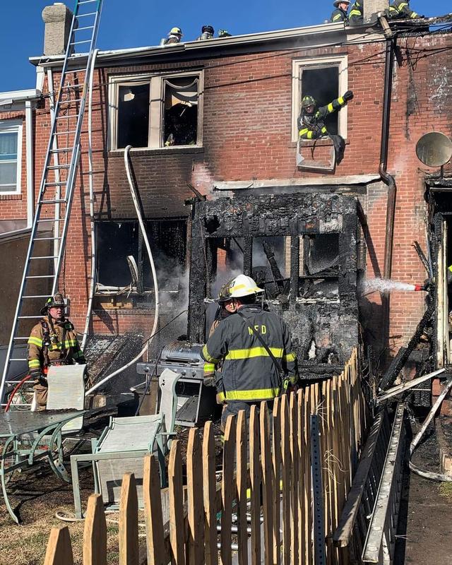 Squirt 43 Assists on the 2 Alarm Dwelling Fire in Norristown Borough ...